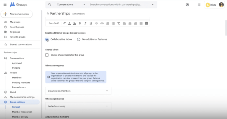 Step-by-step guide to creating a shared mailbox in Google Workspace