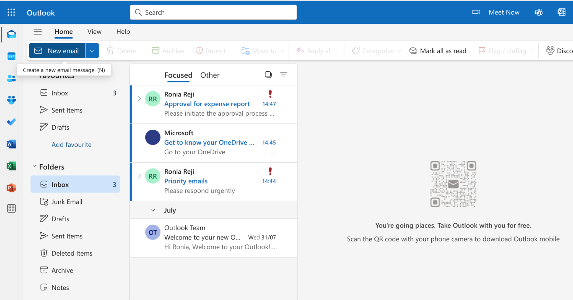 What is Outlook High Importance?