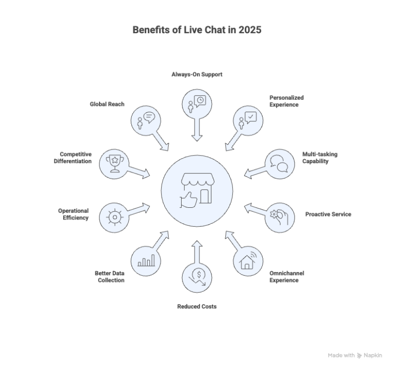 Top 10 Benefits of Live Chat for Businesses (2025 Guide)